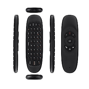 BIFANS Smart Remote Replacement, Fly Air Mouse Multifunctional Remote with Keyboard, Mini Wireless Keyboard & Remote Control for KODI Android Box HTPC IPTV PC Pad Xbox 360 (G64)