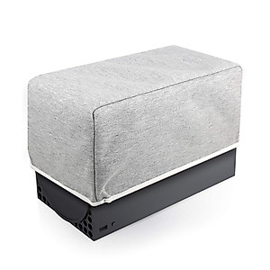 U/D Xbox Series X Console Dust Cover Custom Designed for Xbox Series X Console Thick Cotton Precision Cut Easy Access Cable Port(Horizontal Position)