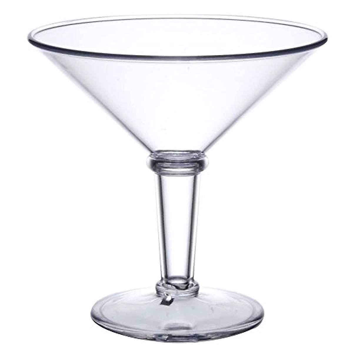 G.E.T. SW-1419-1-SAN-CL Shatterproof Jumbo Martini Cocktail Glass, BPA Free, 48 Ounce, Clear