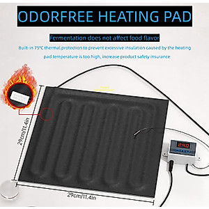 Dough Proofing Box, Versatile Dough Proofer with Precise Temperature Control for Baking & Fermentation for Making Bread, Yogurt, Natto and Handmade Soap