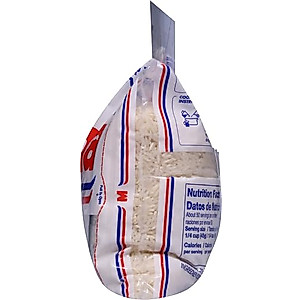 Mahatma Extra-Long-Grain Rice 5-Pound Rice Bag, Gluten-Free and Non-GMO White Rice Bulk Bag, 1 Bag of Rice