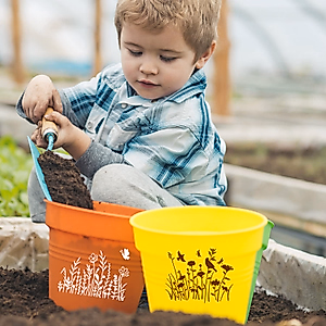 16 Pieces Wildflower Stencils for Painting, Reusable Small Spring Wild Flower Stencils Wall Stencils, DIY Small Drawing Template Stencil for Painting on Wood Wall Canvas Home Decor(5x6Inch)