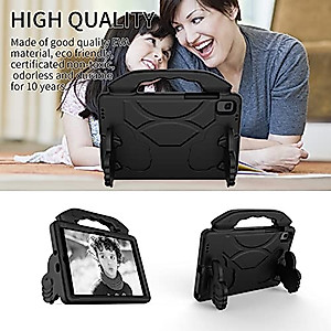 Tablet Case Cover Compatible with Samsung Galaxy TAB A8 10.5 X200/X205(2021) Tablet Case Compatible with Kids Shockproof Lightweight EVA Dropproof Impact Resistance Protective Handle Stand Cover Full