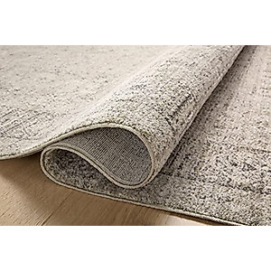 LOLOI Amber Lewis Alie Collection ALE-03 Taupe/Dove 11'-6'' x 15'-7'', 0.13'' Thick Area Rug