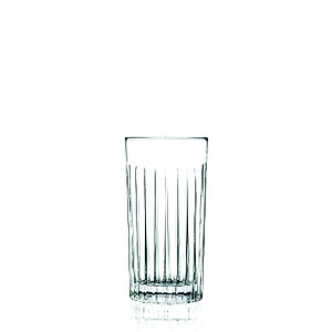 Barski Highball - Glass - Set of 6 - Hiball Glasses - Crystal Glass - Beautifully Designed - Drinking Tumblers - for Water, Juice, Wine, Beer and Cocktails - 15 oz Made in Europe