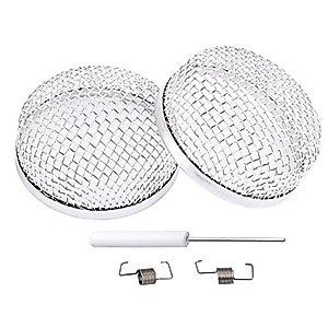Wadoy Flying Insect Screen, RV Furnace Screen Vent Cover,RV Bug Screen Covers for Camper Heater Vents (2.8'' x 1.3'')