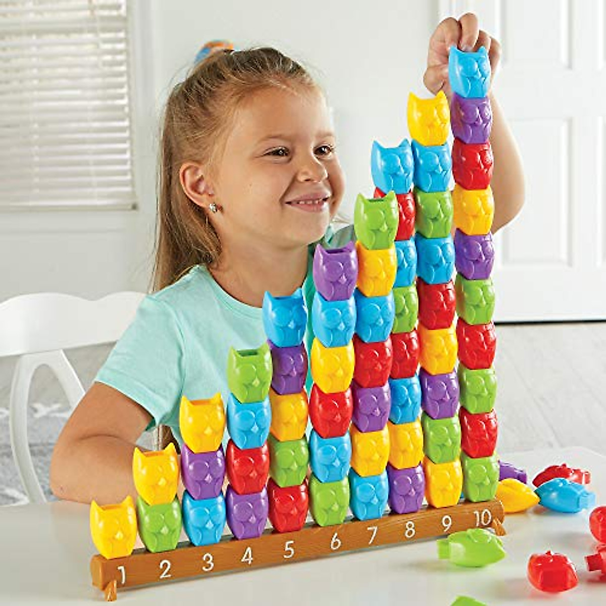 Learning Resources 1-10 Counting Owls Class Set, Counting, Sorting & Color Identification, Model:LER7752