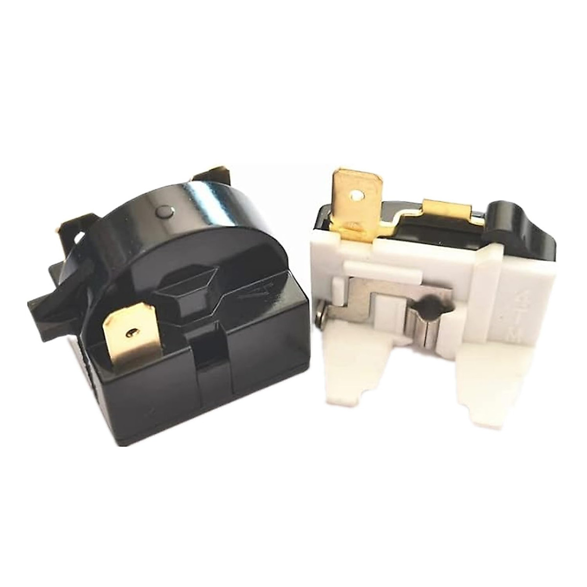 Compressor 4.7 Ohm 3-Pin PTC Starter/Start Relay and Overload Kit Compatible with Mini Fridges, Compact Refrigerators, Beverage & Wine/Beer Coolers, Deep Freezers, Beer/Wine Refrigerators