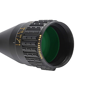 NT Series 4-16X50 / 6-24X50 AO Hunting Rifle Scope, Red/Green/Blue llluminate Glass Etched Reticle, Fully Multi-Coated Lens, Adjustable Objective SFP Riflescopes (6-24x50)