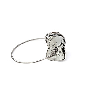 Arctic Friends Stainless Steel Rattle and Teether - Made in USA by Kleynimals