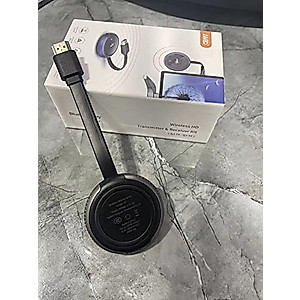 Wireless HDMI Transmitter and Receiver 4K, TIMBOOTECH Streaming Media Video/Audio/File HDMI Wireless Extender 5G Kit for Laptop, Camera, Cable Box, Netfix, PS5, Phone to Monitor, Projector, HDTV 165FT