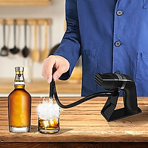 Flngr Smoke Gun for Cooking,Beer,with Apple and Cherry Wood,Food Smoker for Beginners,For Kitchen, Bar or Gift