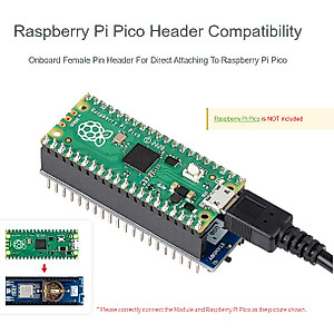 Bicool L76B GNSS Module for Raspberry Pi Pico, Support Multi Satellite Systems GPS, BDS, and QZSS