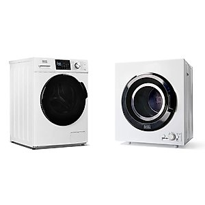 BLACK+DECKER Front Load Washer (2.7 Cu. Ft.) and Dryer (3.5 Cu. Ft.) Bundle