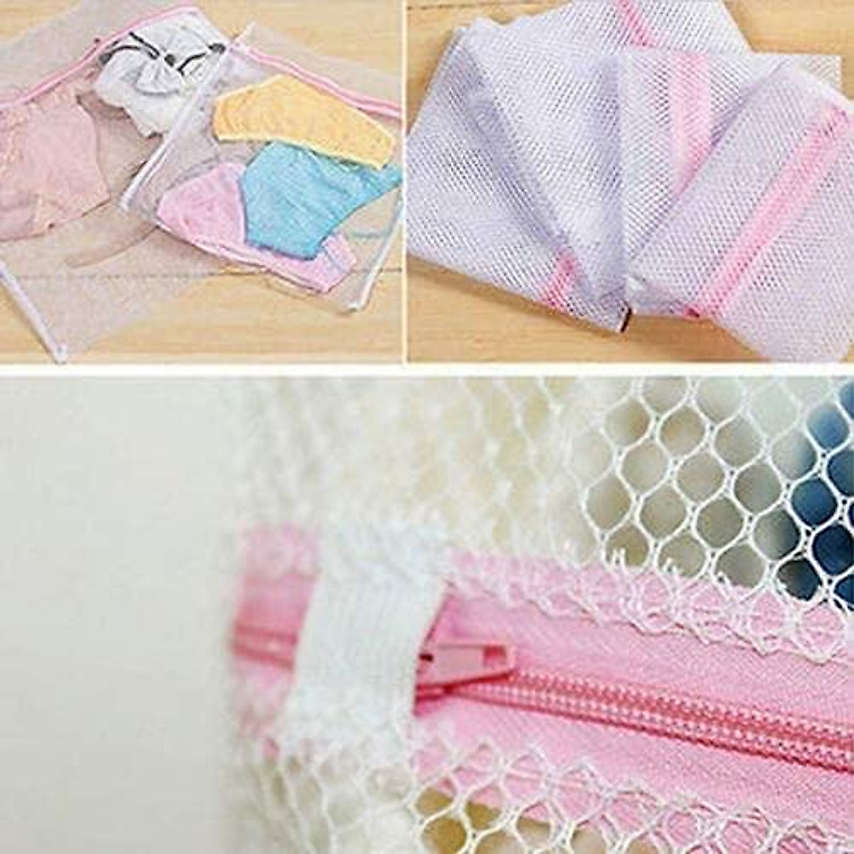 1Pc Mesh Laundry Bag Underwear Clothes Laundry Bra Lingerie Bags Laundry Washing Machine Net Mesh Bag for Garment, Underwear, Sock, Clothes, Sweater, Travel 30cmx40cm| Durable Design