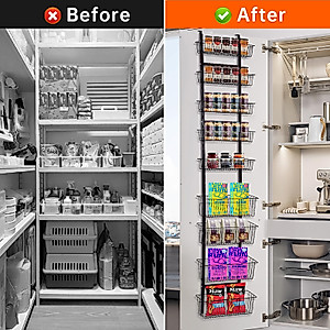 ReoTeo 9-Tier Over The Door Pantry Organizer