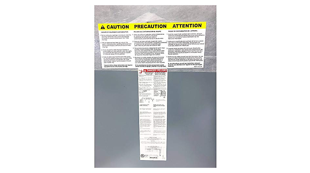 Schneider Electric 600V 400A NEMA 1 Switch | Heavy-Duty Safety Switch