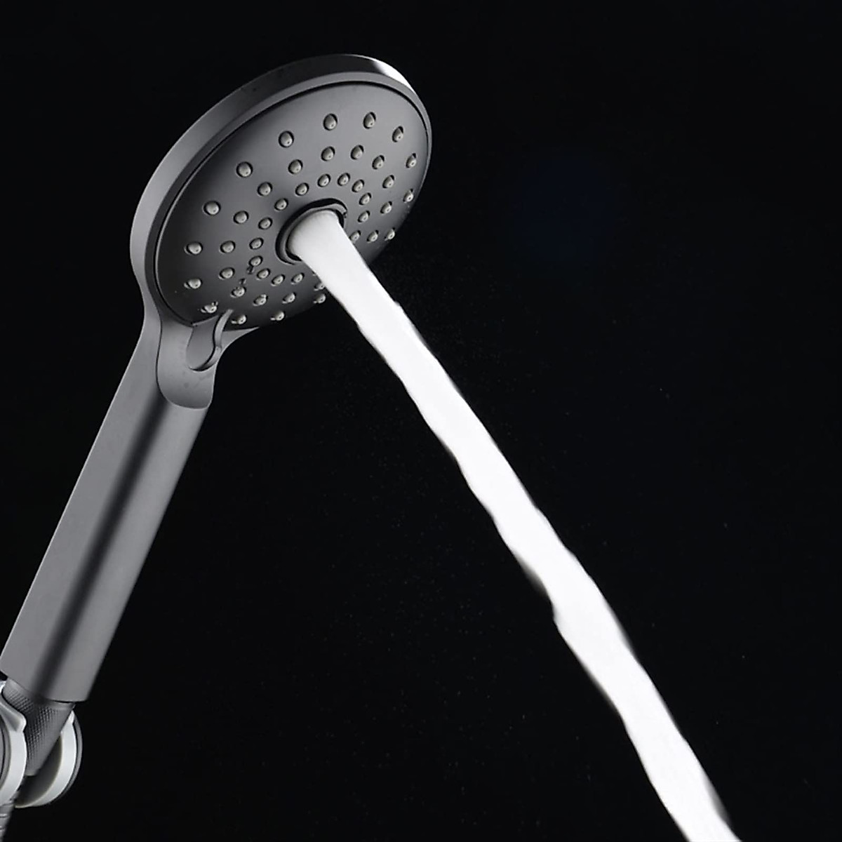 Metal Bathroom Hand Held Black Shower Head With Long Hose High Pressure Massage Hand Held Shower Head Kit shower head