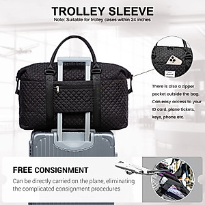 LOVEVOOK Weekender Bag for Women Cute Travel Tote Bag Gym Duffel Bag with Toiletry Bag Carry On Bag Overnight Bag with Wet Pocket Hospital Bag for Labor and Delivery