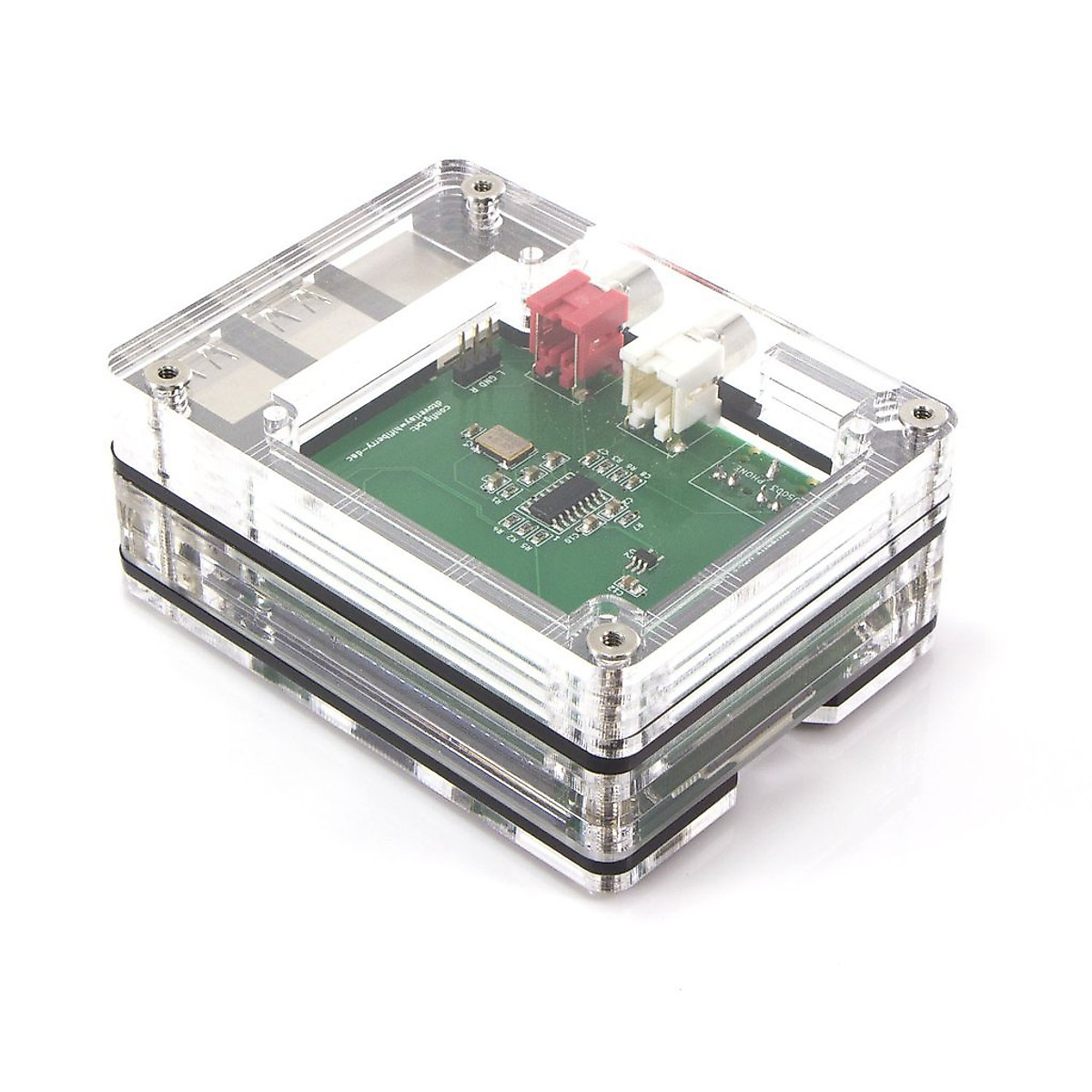 Top HAT Tall Upgrade Kit for Zebra Case - Raspberry Pi3B+, 3 Pi2 B B+ - Black