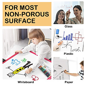 Shuttle Art Dry Erase Markers, 20 Colors Magnetic Whiteboard Markers with Erase, Fine Point Dry Erase Markers Perfect for Writing on Dry-Erase Whiteboard Mirror Glass for School Office Home