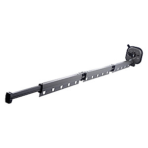 Yctze Wall Mounted Clothes Drying Rack, Retractable Laundry Drying Rack Space Saving Laundry Hanger Dryer Rack with Suction Cup for Bedroom Balcony Bathroom, Gray (Tri Fold