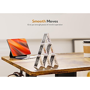 Claiks Standing Desk with Keyboard Tray, Standing Desk Adjustable Height, Raising Desks for Home Office and Computer Workstation, 48 Inches, Rustic Brown
