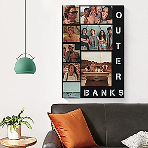 Outer Banks Poster Movie Canvas Poster Bedroom Decor Sports Landscape Office Room Decor Gift No Frame 12x18inch(30x45cm)