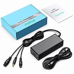 3 in 1 Replacement Charger for 2A 42v/36v 3 Claw (8mm/12mm) Female Port (5.5mm*2.5mm Universal 2.1mm) for, Jetson, Swagtron, Gotrax,Swagway,Razor