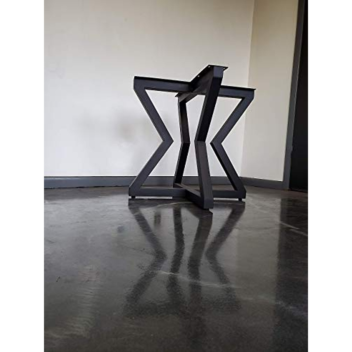 Metal Hourglass Style Trestle/Pedestal Base - Any Size and Color