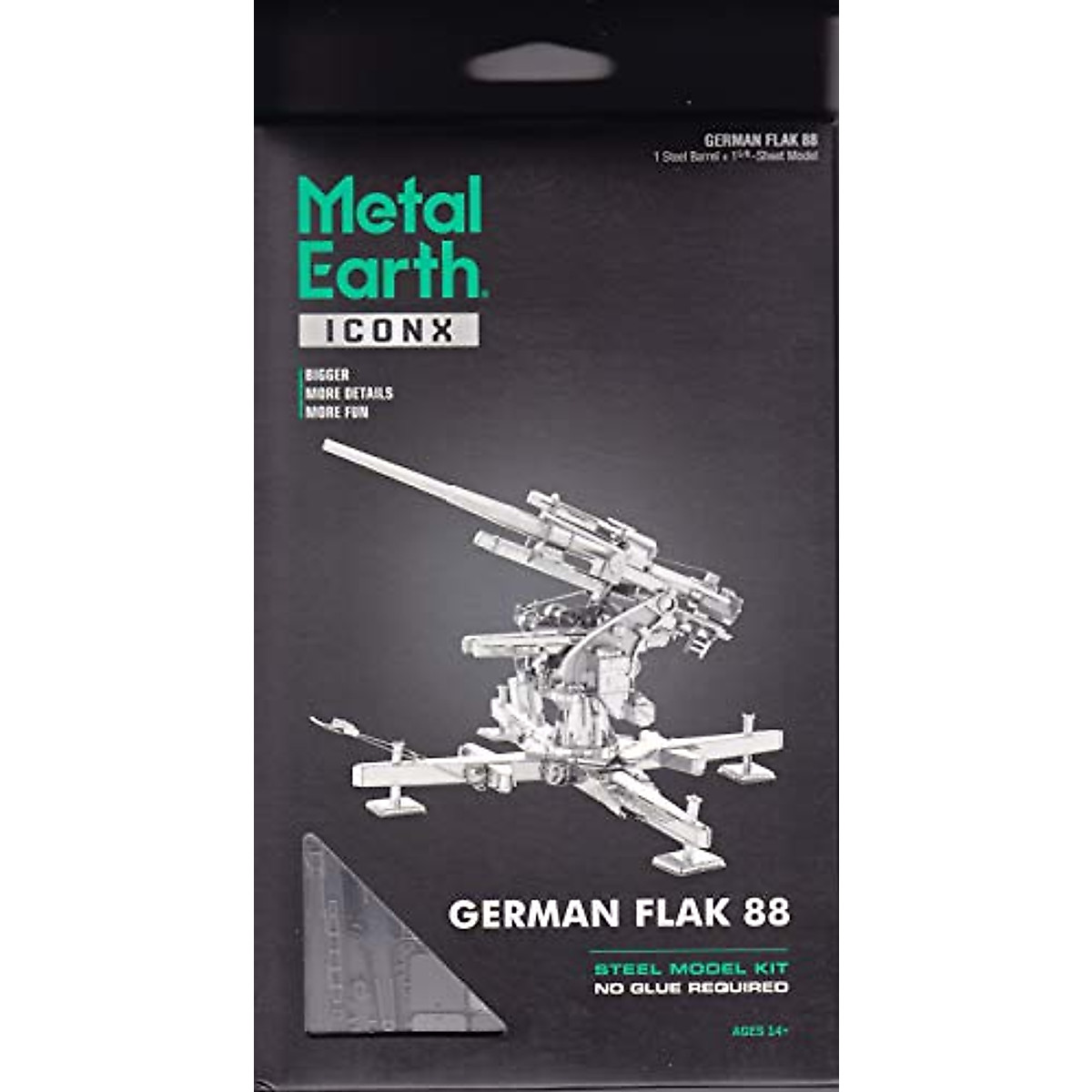 Fascinations Metal Earth German Flak 88 3D Model Kit