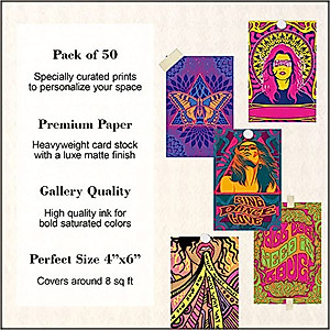 BATHTOI Wall Collage Kit Aesthetic Pictures (Trippy2)