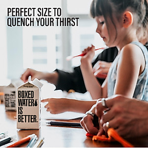 Boxed Water 11.8 oz. (24 Pack) – Purified Drinking Water in 92% Plant-Based Boxes – 100% Recyclable, BPA-Free, Refillable Reusable Cartons - Mini Water