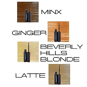 Damone Roberts Ginger Tinted Eyebrow Gel - The Best Brow Gel for Redheads with Added Micro-fibers for Full, Thick Brows - Long-wear, Transfer-proof Formula for Natural Brows - Made in the USA (Auburn)