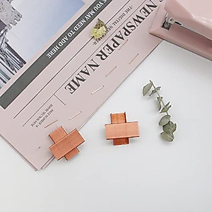 Dreamty Rose Gold Staples Creative 24/6 Standard Stapler Refill 4 Boxes 4000 Count Office Supplies