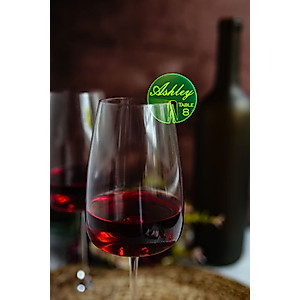 Custom Personalized Drink Charm, Wedding Glass Charms, Cocktail Names, Champagne Tags, Place Setting Wall, Seating Chart, Wine Charms