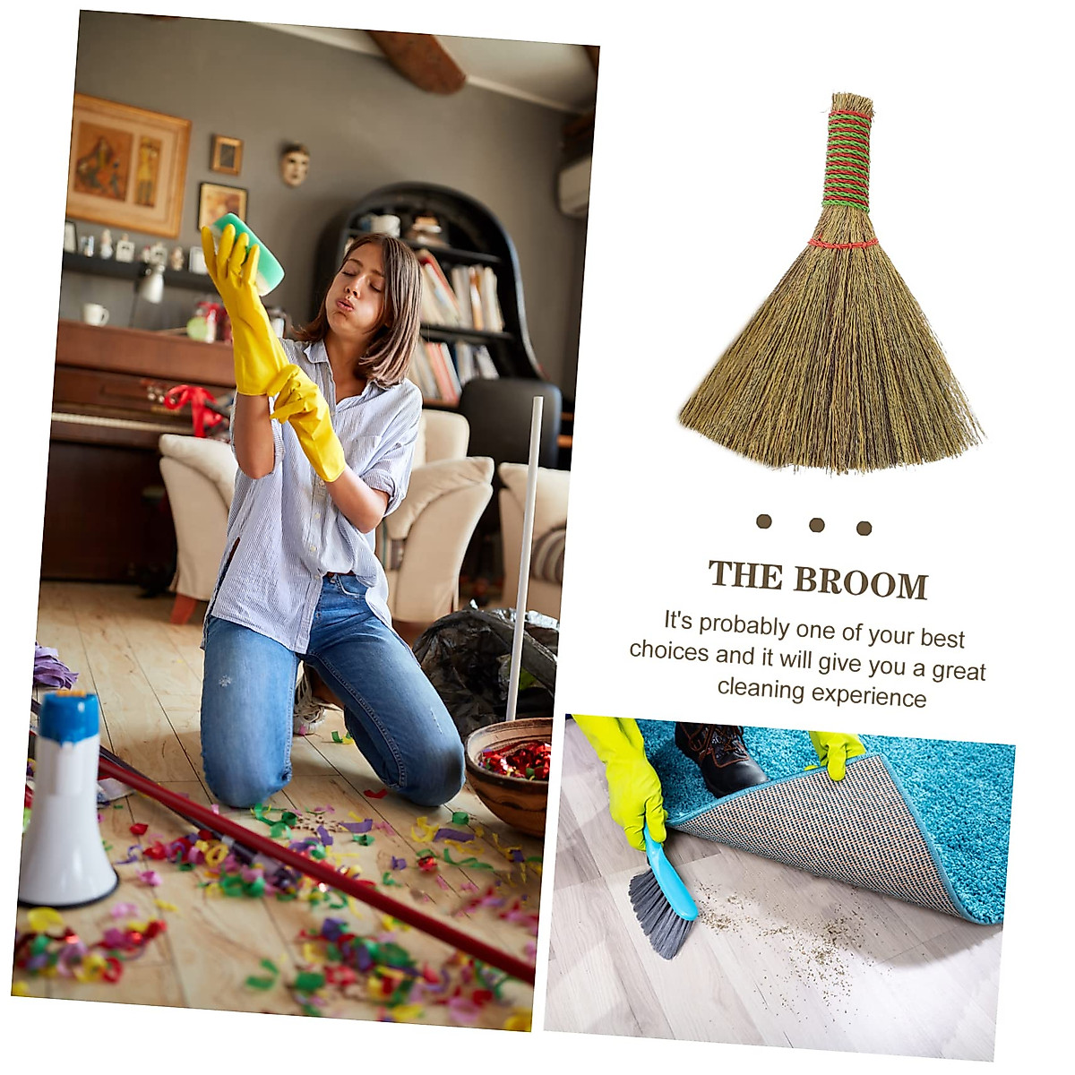 minkissy 10 Pcs Desktop Small Broom Miscanthus Small Broom Kitchen Desktop Cleaning Broom Kids Desks Broom Mini Desk Whisk Broom