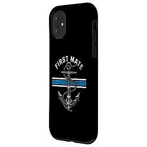 iPhone 11 Captain First Mate Sailing Matching Sets Pontoon Boater Case