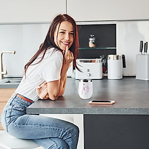 Bridal Gifts for Bride to be Engagement Gift Ideas- Unique 12oz Wine Tumbler, Bachlorette Gifts for Bride, Bridal Wedding Shower Gifts for Wifey, Bride Ring Finger Whiskey Tumbler