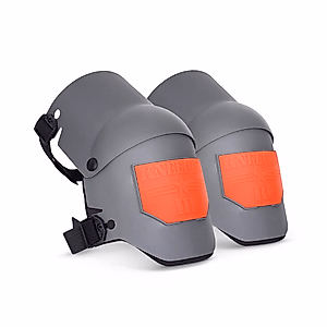 Sellstrom Ultra Flex III KneePro Knee Pads for Construction, Gardening, Flooring (Orange/Gray and Black)