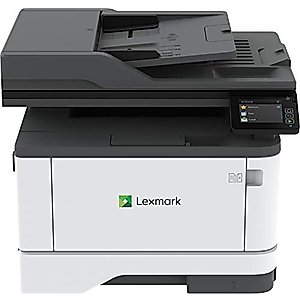 Lexmark MB3442adw Multifunction Monochrome Laser Printer with Print, Copy, Fax, Scan and Wireless Capabilities with Full-Spectrum Printing and Printers up to 42 ppm (29S0350), Gray/White, Small