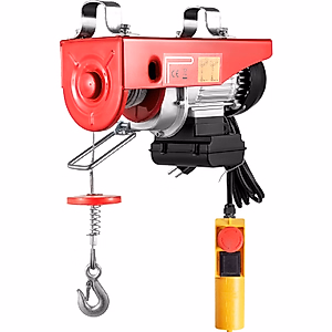 VEVOR 880LBS Electric Winch, Steel Electric Lift, 110V Electric Hoist With Wireless Remote Control