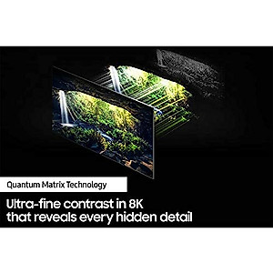 SAMSUNG QN75QN800A 75" QN800A Series UHD Neo QLED 8K Smart TV with an Additional 1 Year Coverage by Epic Protect (2021)