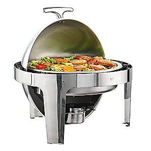 VEVOR Chafing Dish Buffet Set, 2 Packs, Silver