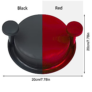 Chicken Shredder ShredMachine, Chicken Grinder Machine Better Than Bear Claws Meat Shredder for Pulled Pork Tool with Handles Non-skid Base Suitable for Pulled Pork Beef Chicken Kitchen Tool (red)