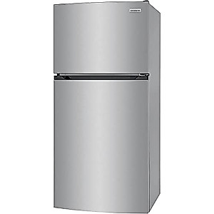 Frigidaire FFHT1425VV 28 Inch Freestanding Top Freezer Refrigerator (Brushed Steel), 13.9 cu.ft.