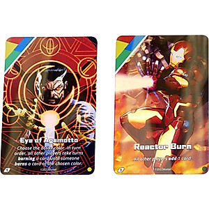 Mattel Games ​UNO Ultimate Marvel Add-On 3-Pack Set with Collectible Character Deck & 2 Foil Cards, Includes Spider-Man, Dr. Strange and Scarlet Witch