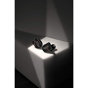 Master & Dynamic MW07 True Wireless Earphones - Bluetooth Enabled Noise Isolating Earbuds - Lightweight Quality Earbuds for Music, Grey Terrazzo (Renewed)