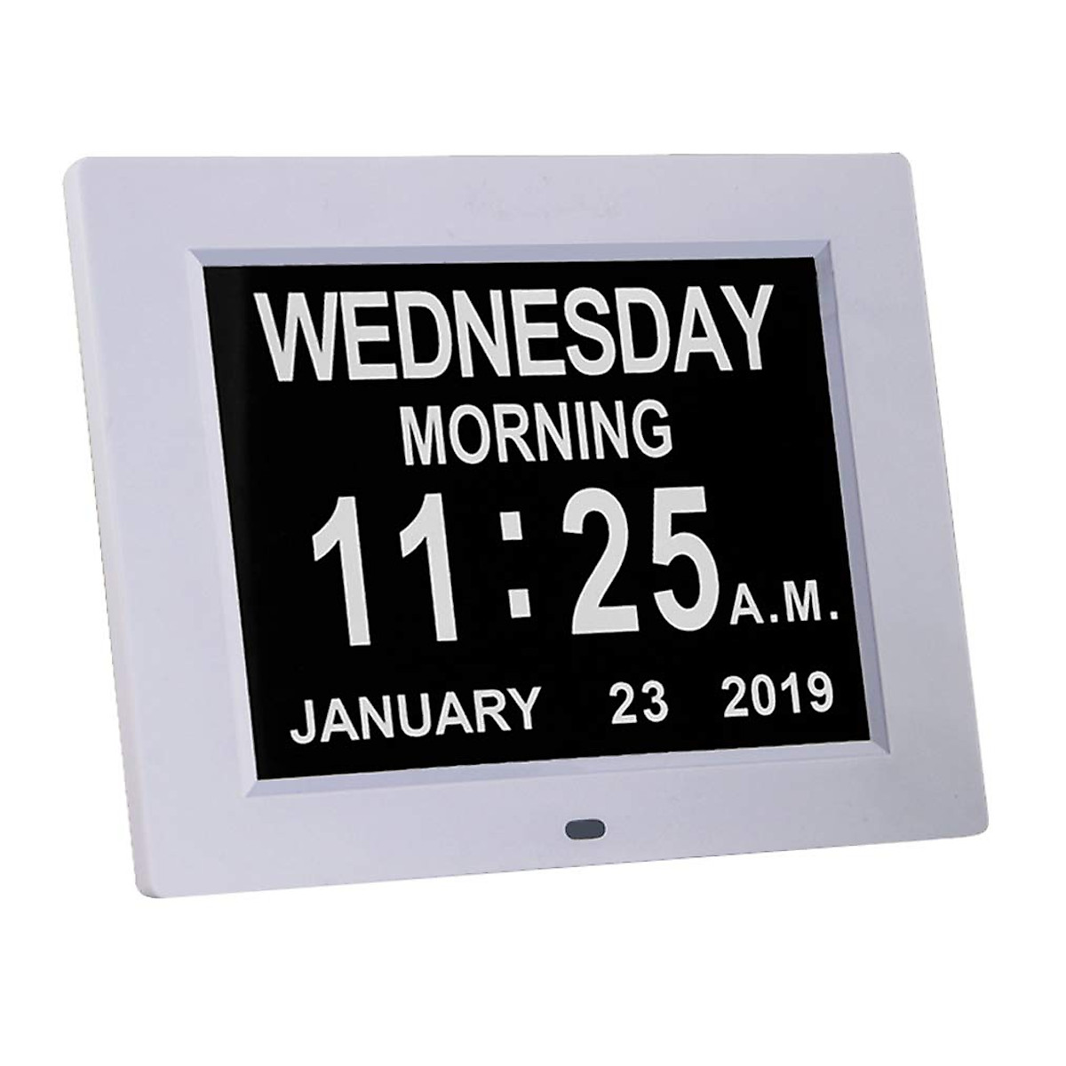 TMC [Newest 8 Inch Digital Day Clock for Seniors - Large Clock with Day Date for Elderly with Large Number,12 Alarm Options for Dementia, Alzheimer