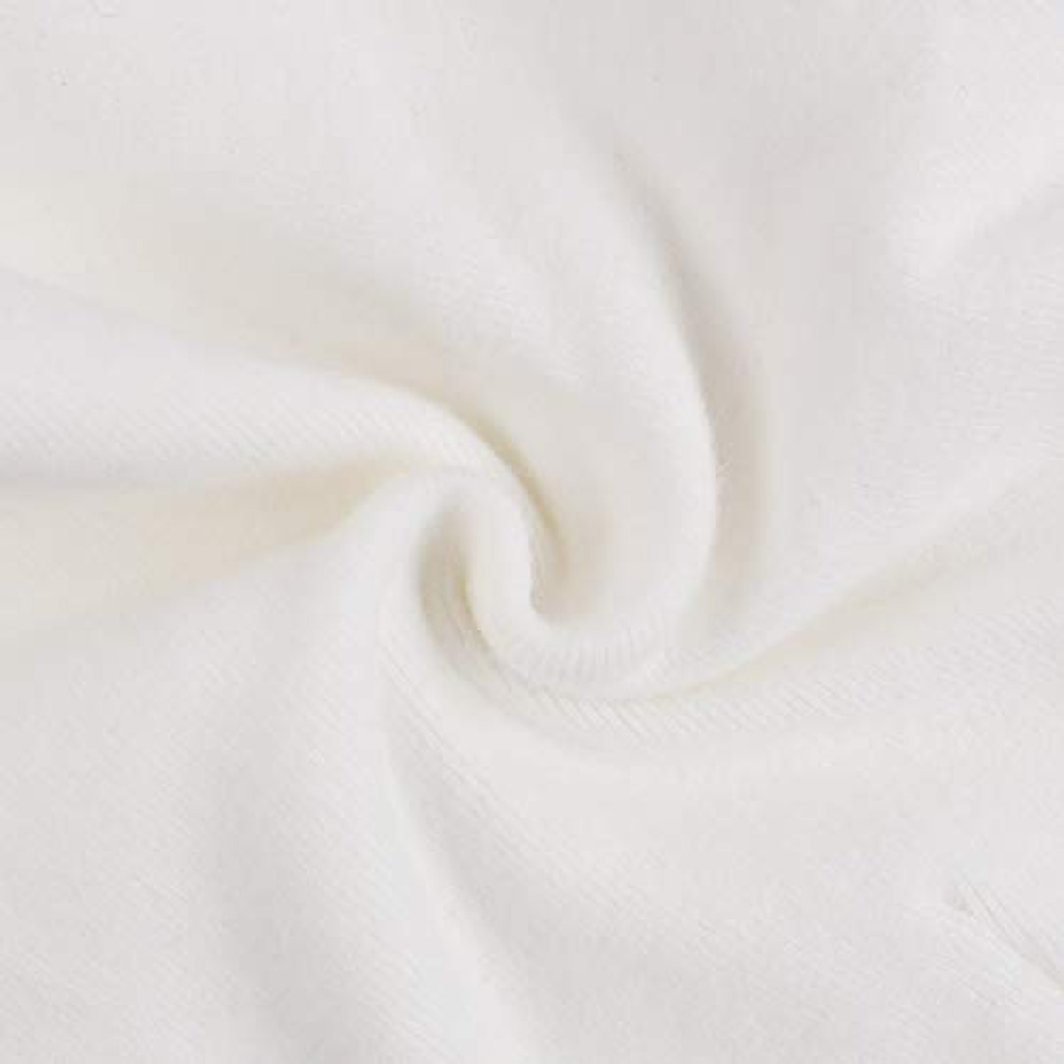 Duoyeree Baby Hat Newborn Hat Adorable Cotton Bear Ear Beanie Cap for Infant Girl Boy 0-6 Months, White